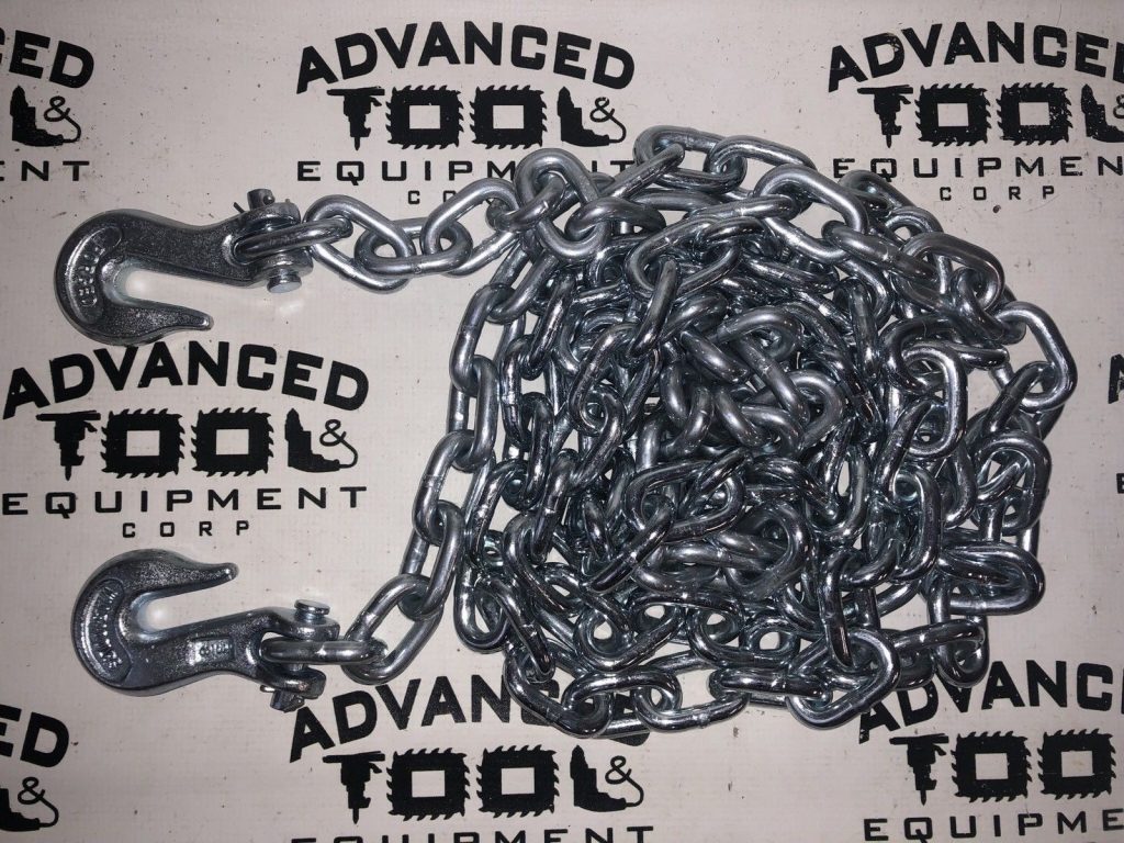 New 14’ Grade 43 5400 Lb. DOT Heavy Equipment Tie Down Towing Chain w ...