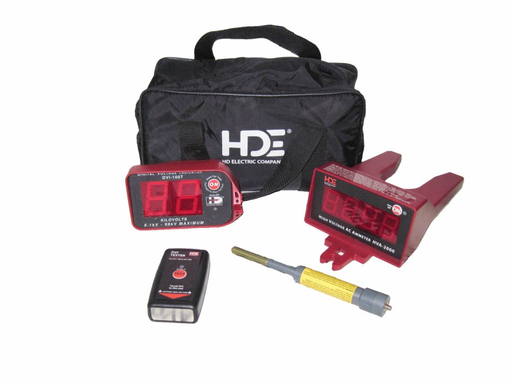 HDE HD Electric Digital Voltage Indicator DVI-100T AC AMMETER HVA-00 ...