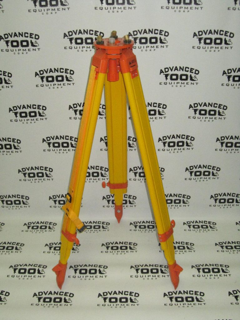 New! AT&E 3′ – 5′ Adjustable Height Wood Tripod with Leveling Tribrach ...