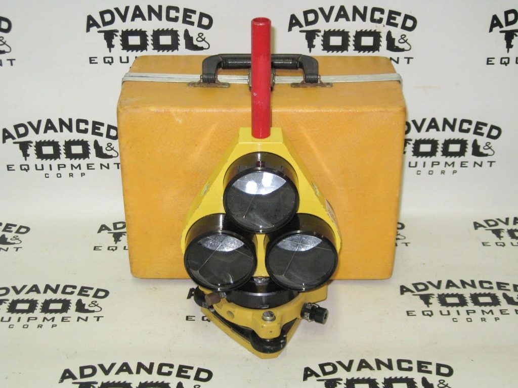 Omni Triple Prism Reflector Holder Target w/ Topcon Tribrach Optical ...