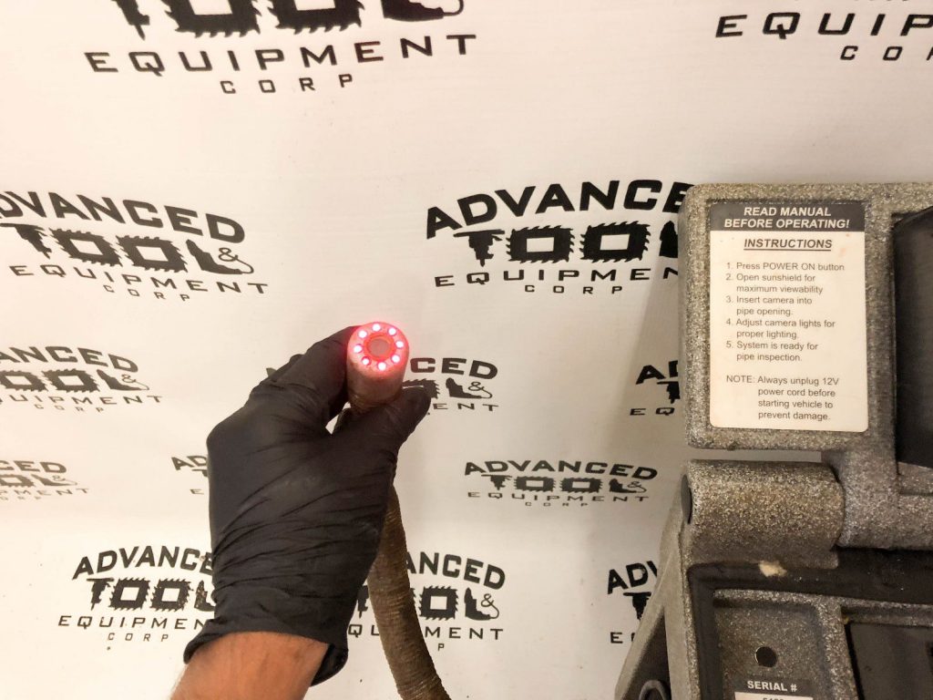 Spartan B/W Sewer Camera with Monitor for Drain, Toilet, Septic, Pipe ...