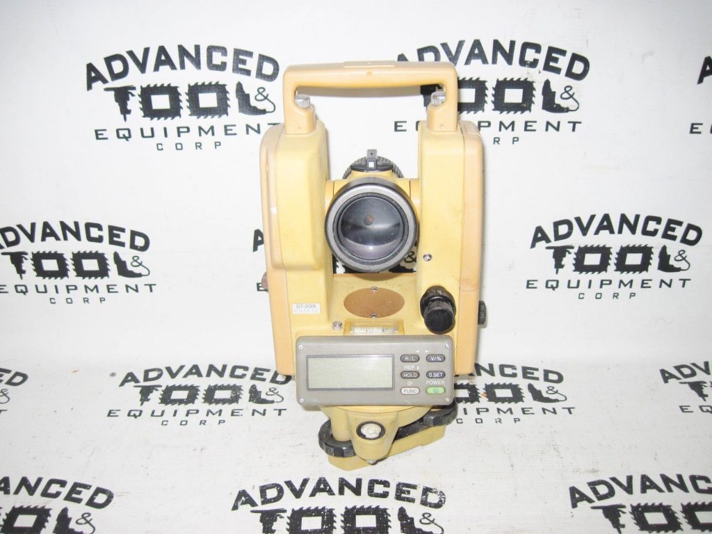 Topcon DT-209 Optical Digital Theodolite w/ Free Carrying Case DT-0 ...