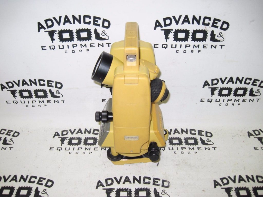 Topcon DT-209L Optical Digital Theodolite w/ Laser and Carrying Case ...