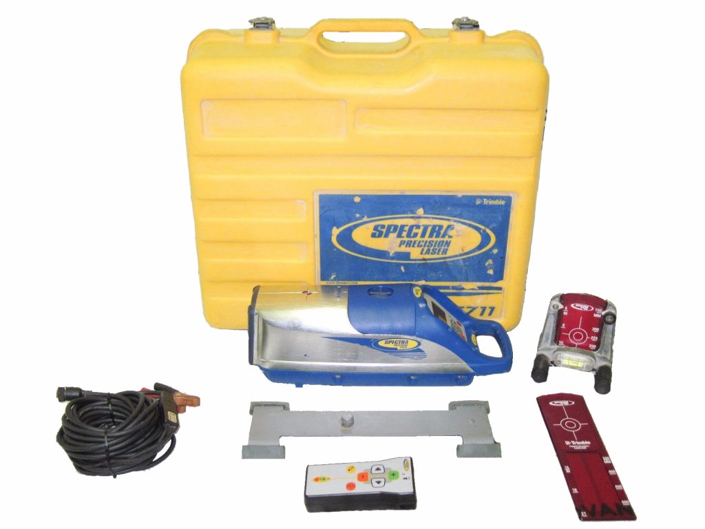 Topcon TP-L4B Red Beam Sewer Pipe Laser w/ Trivet Stand & Case ...