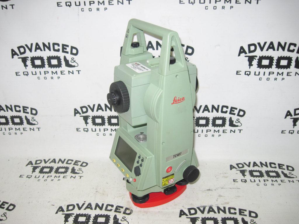 LEICA TC407 Total Station Dual Display Transit Level w/ Battery ...