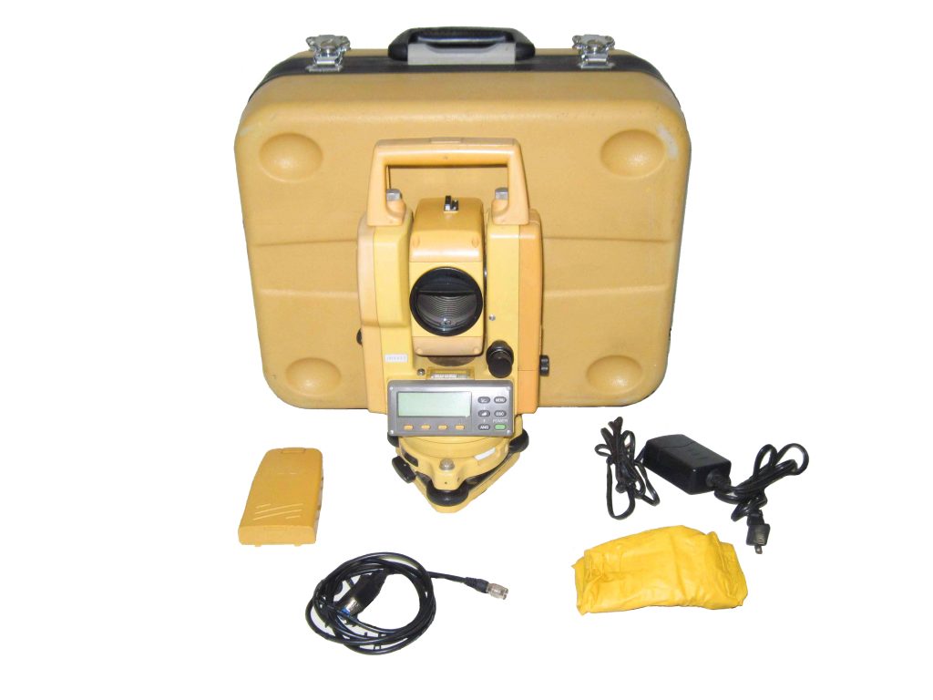Topcon GTS-226 Total Station Transit with Case, Charger & 2 Batteries ...