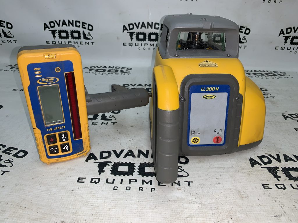 Trimble Spectra Precision LL300N Automatic Rotary Laser Level w/ HL450 ...