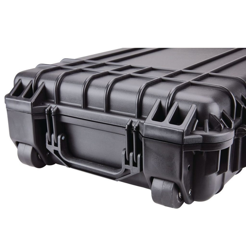 52″ Tactical Weatherproof Marine Rolling Rifle Shotgun Case with ...