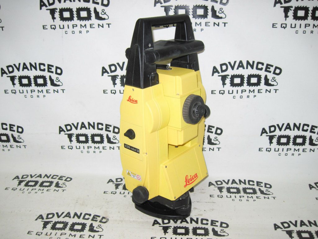 Leica iCON robot 50 Robotic Total Station iCR55 w/ Leica CC80 tablet ...
