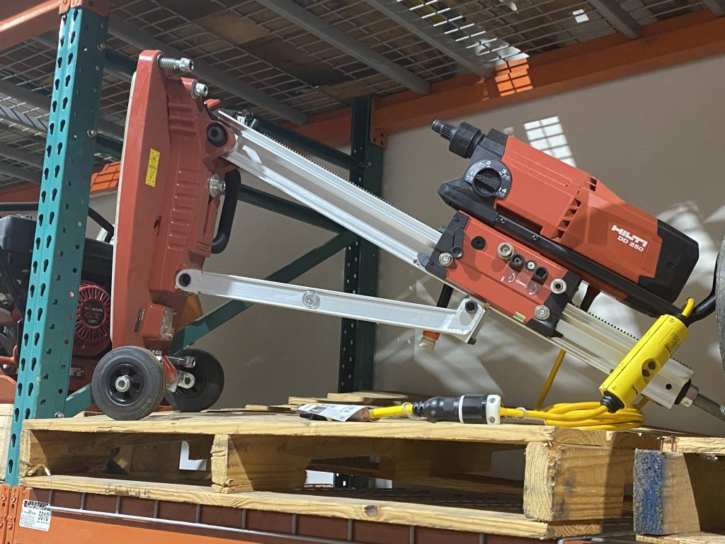 Hilti DD250 4-Speed Diamond Coring Rig Kit Drill Stand, Vac Base Plate ...