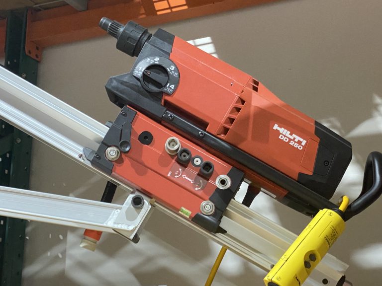 Hilti DD250 4-Speed Diamond Coring Rig Kit Drill Stand, Vac Base Plate ...