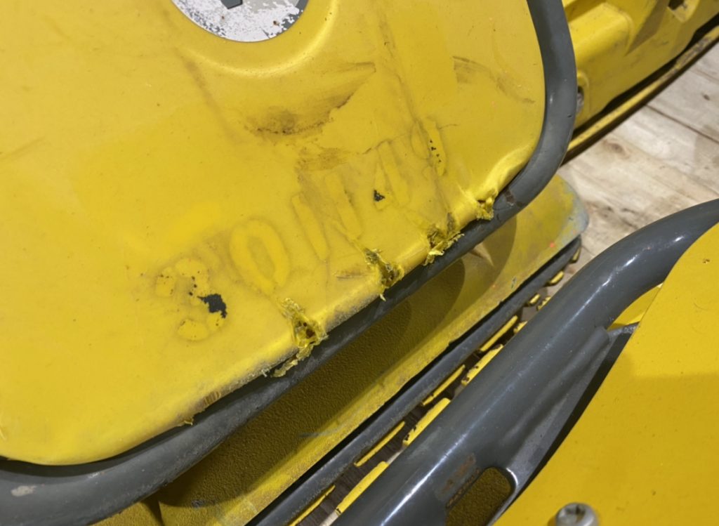 Wacker Neuson WP1550 Walk Behind Plate Compactor w/ Water Tank ...