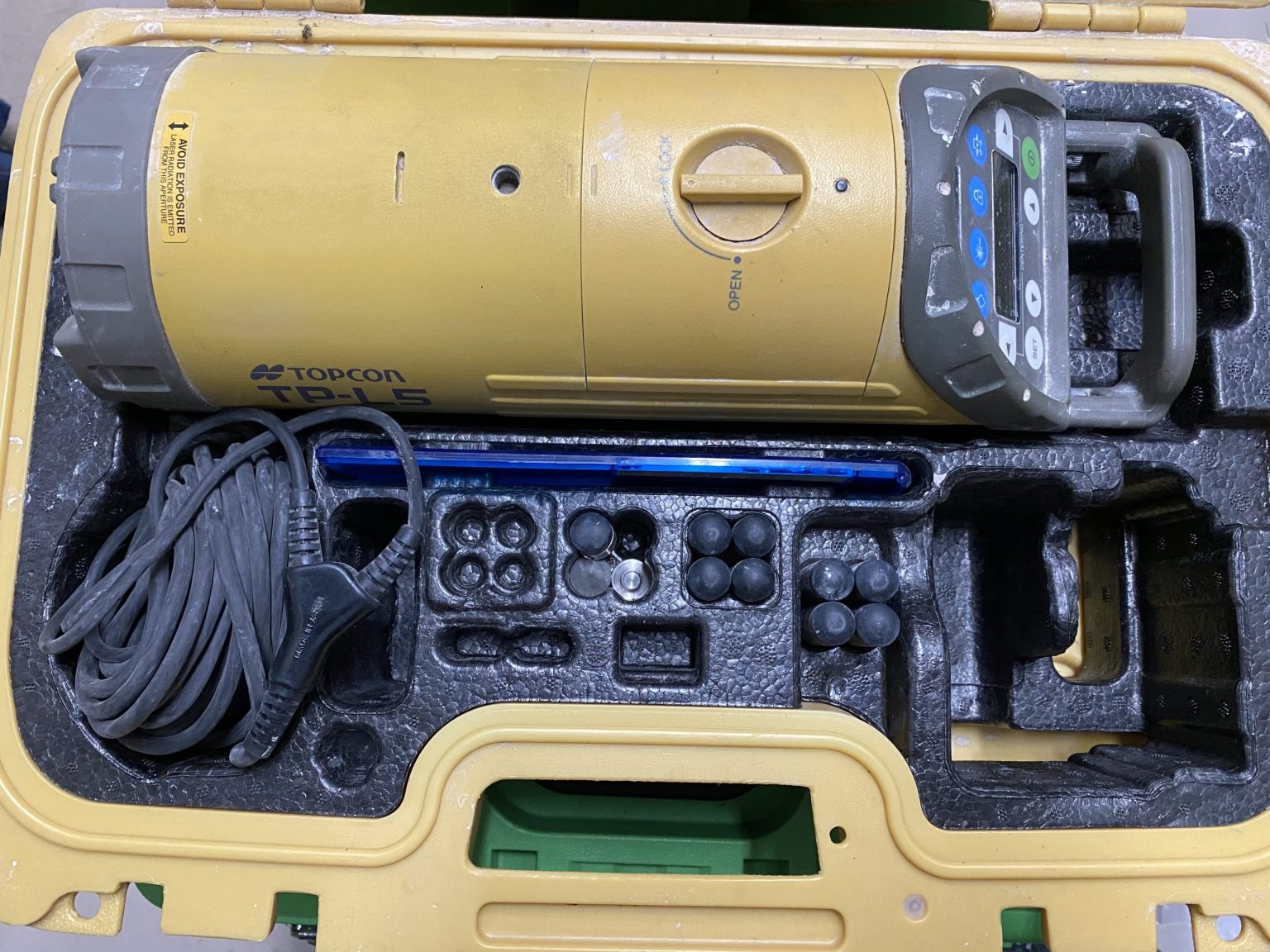 Topcon TP-L5G Green Beam Sewer Pipe Laser Case Target – Advanced Tool ...