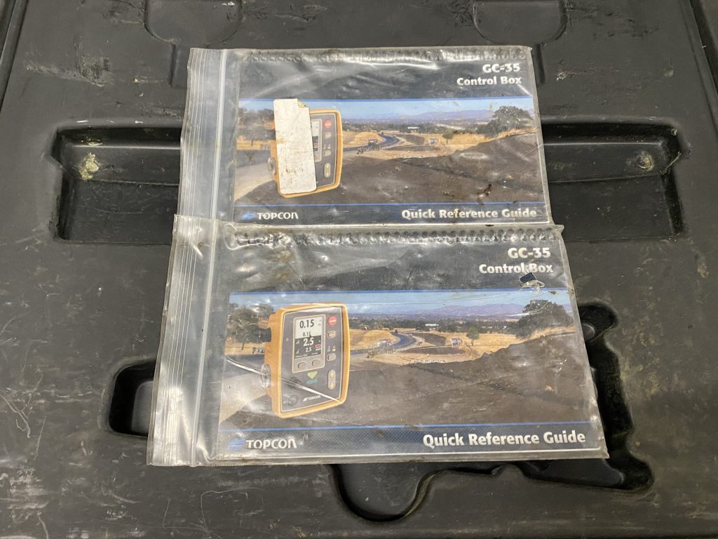 Topcon P-32 w/ GC-35 Control Box w/ Sonic Tracker II & Cables ...