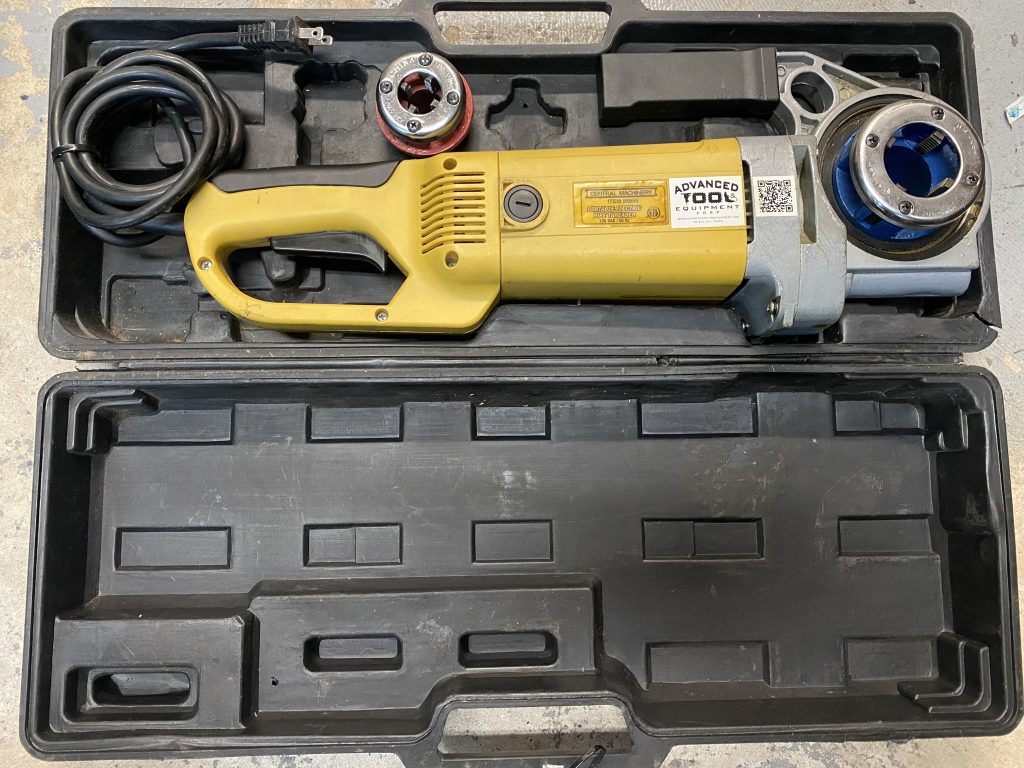 Central Machinery Portable Hand Held Electric Corded Pipe Threader w ...
