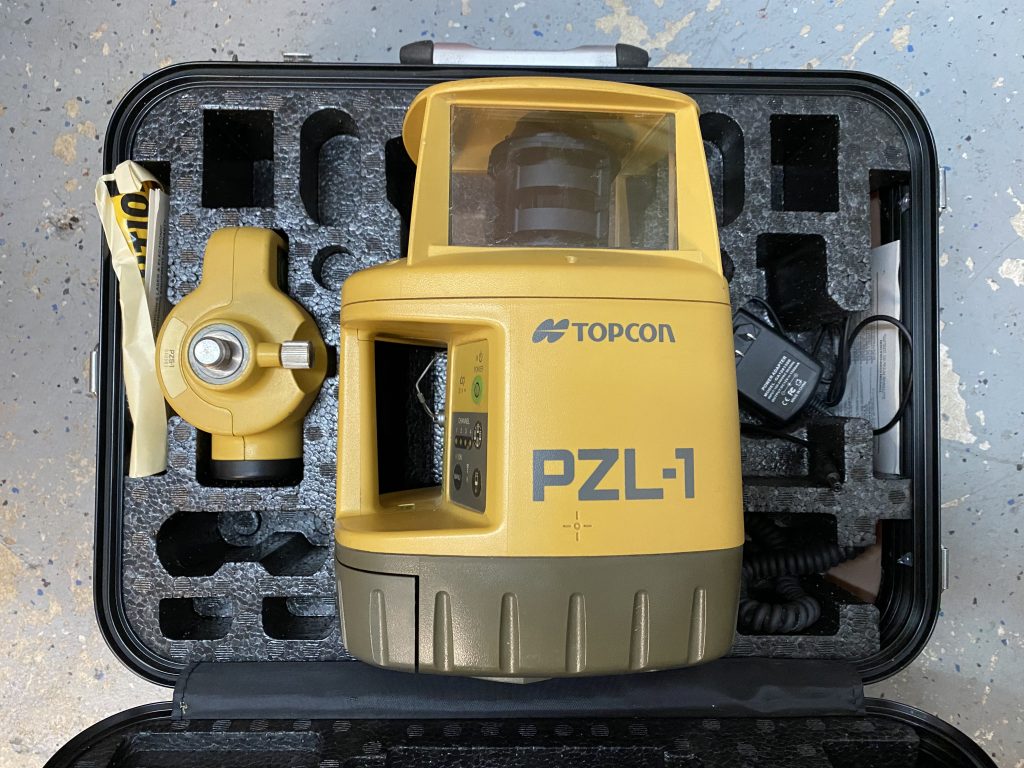 Topcon PZL-1 w/ PZS-MC, PZS-1, PG-A3, G3-A1M Rotary Slope Machine ...