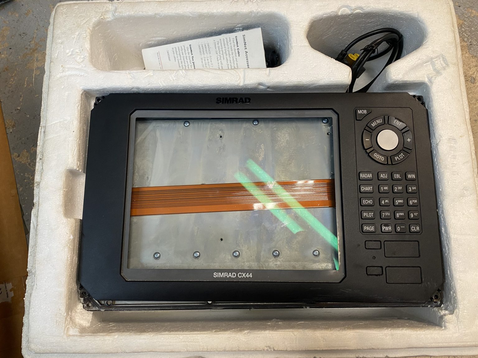 Preowned Simrad CX44 Marine Chart Plotter GPS (For Parts/Repair ...