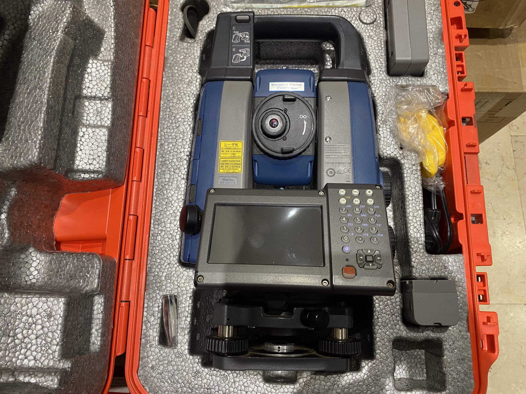 Sokkia iX-603 3″ Robotic Total Station w/ Carlson Surveyor 2 Data ...