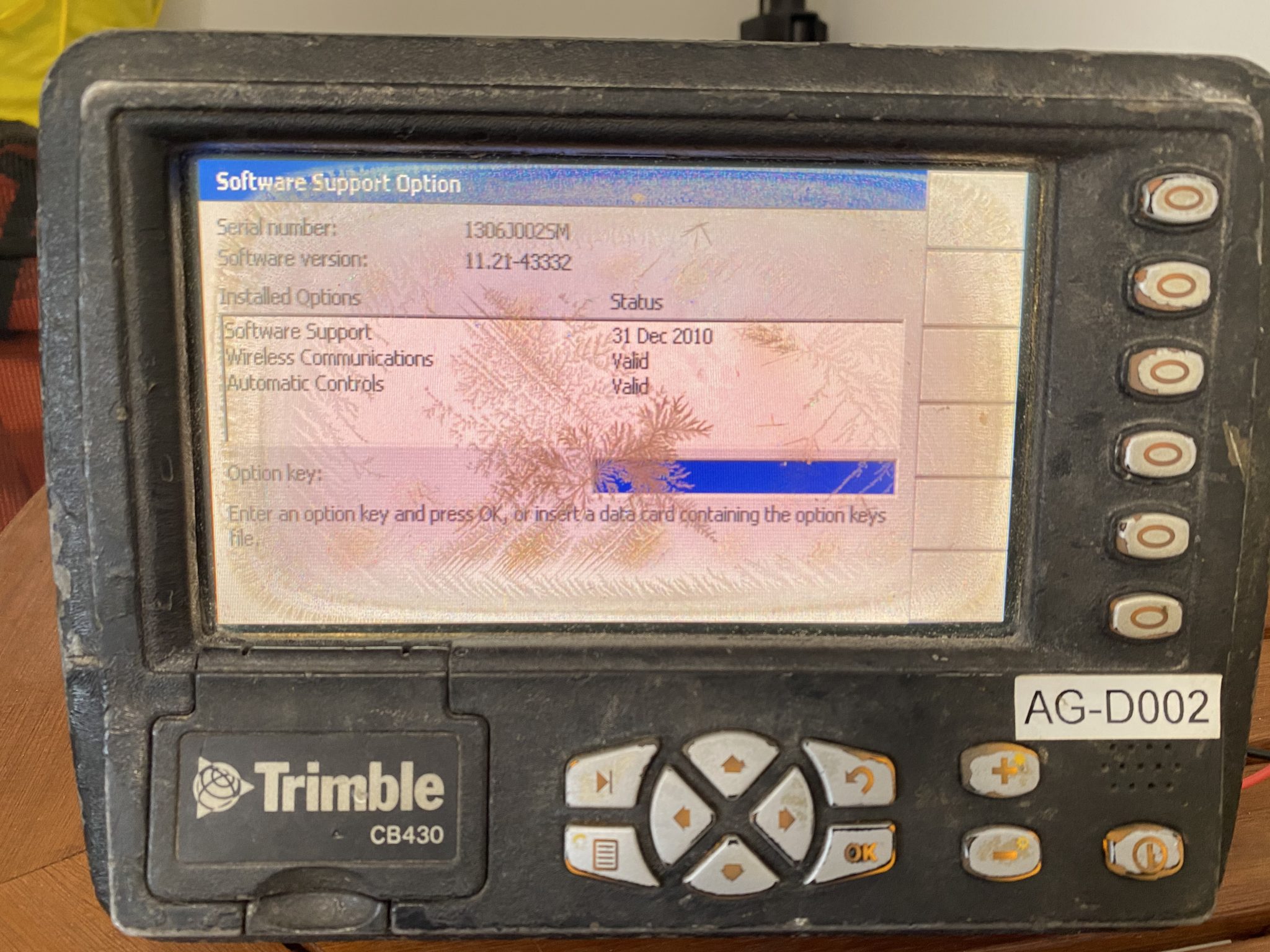 Trimble CB430 Control Box Caterpillar Cat CD700 GCS900 Grade Control ...