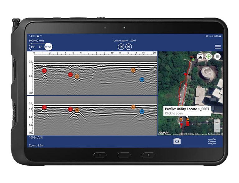 Impulse Radar PinPointR GPR Ground Penetrating Radar w/ Tablet ...
