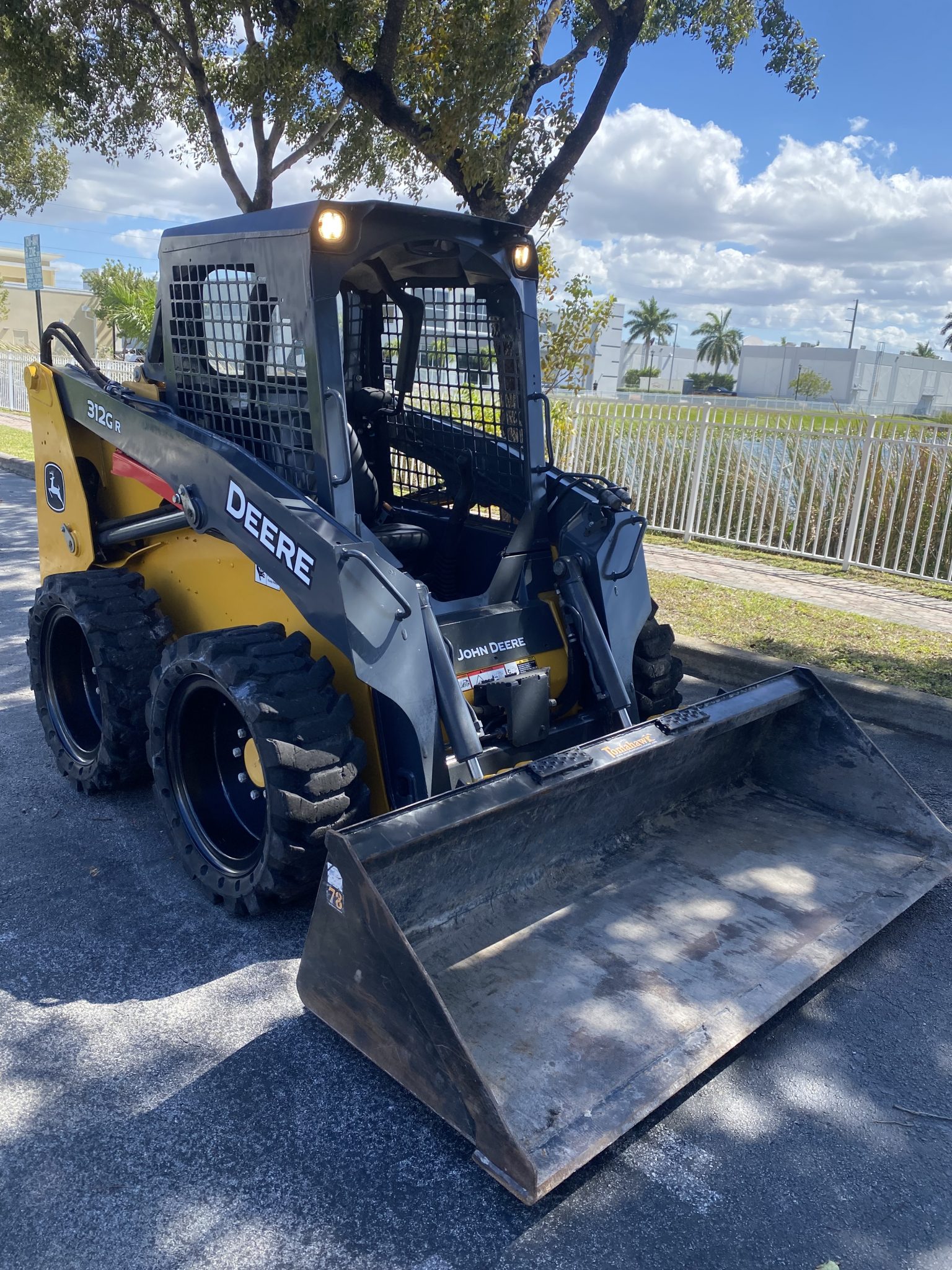 2020 John Deere 312G R Skid Steer Wheel Loader w/ Bucket (No DEF Fluid ...